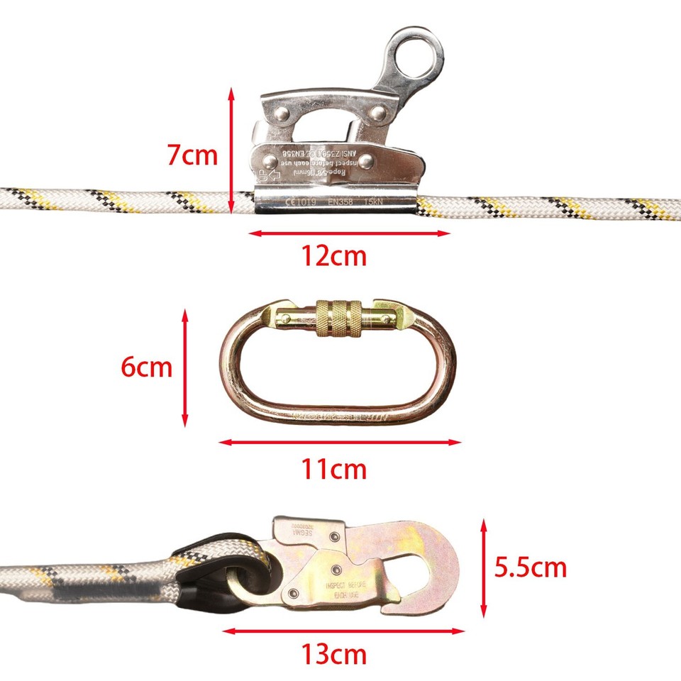 Positioning Lanyard 6 ft for Climbing Tree Care Arborist Work Fall ...