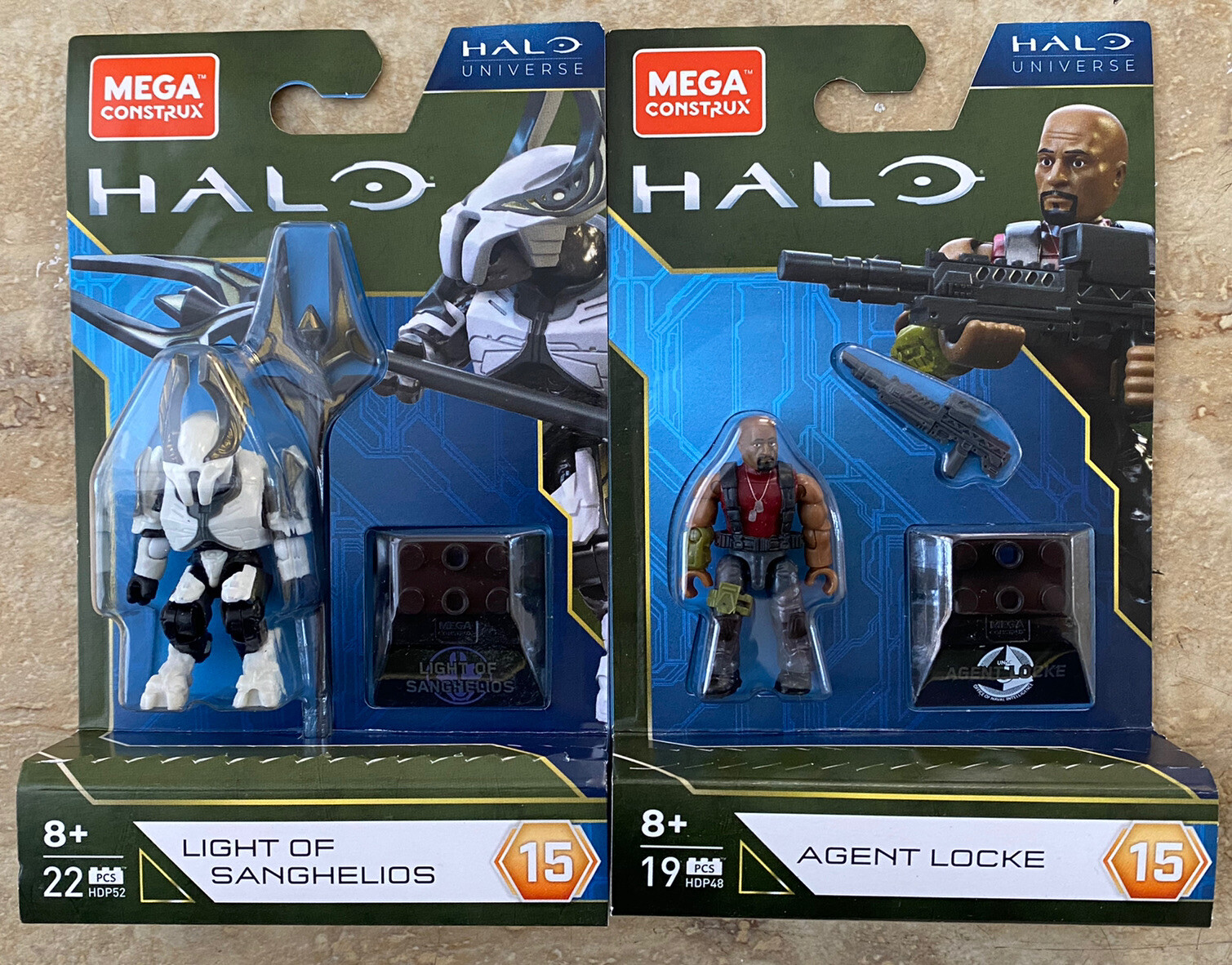 MEGA Construx Halo Universe LOCKE & Light of Sanghelios (Series 15 ...