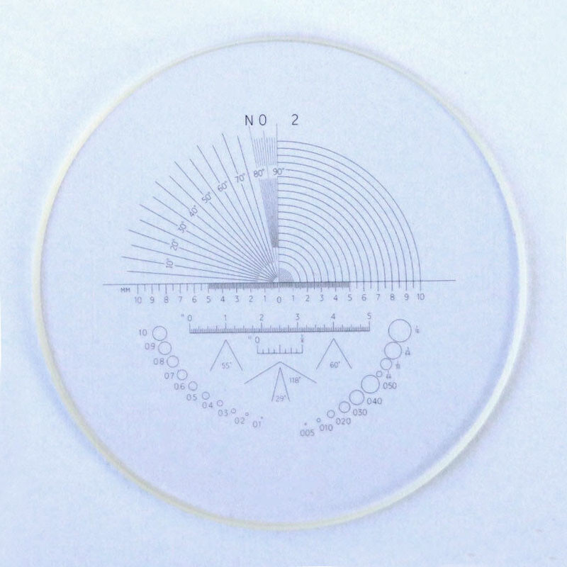 Stage Micrometer Eyepiece Reticle Calibration Slide Microscope Angle ...