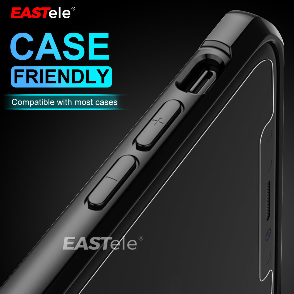 2x EASTele For Apple iPhone 11 Pro Max XS Max XR Tempered Glass Screen ...
