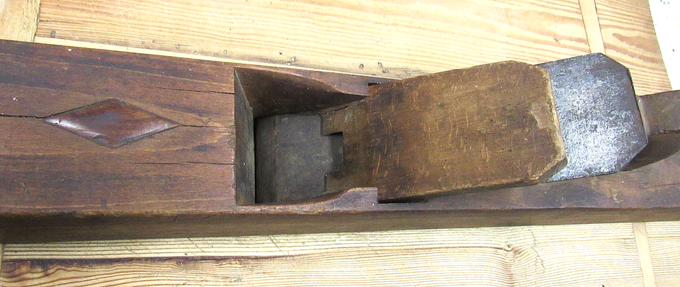 Antique 28" Long Woodworker's Wood Block Plane Vintage Old | eBay