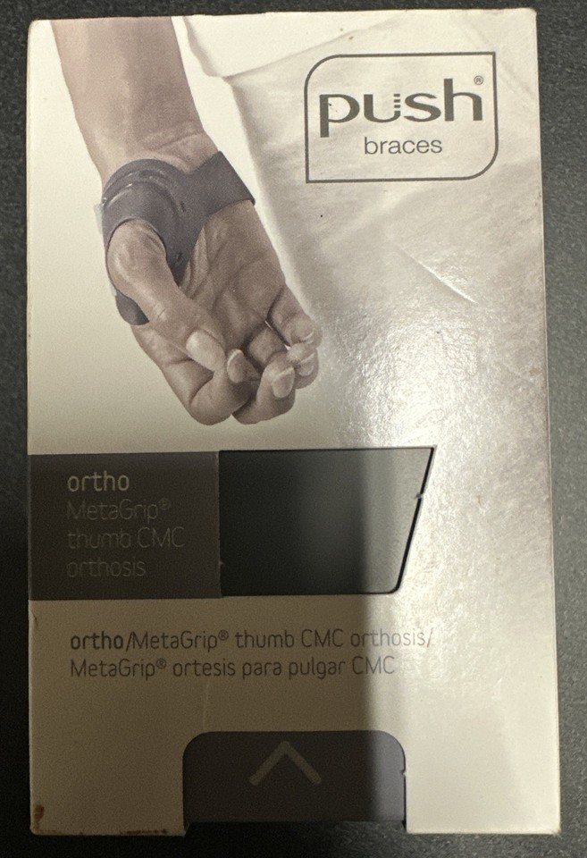 PUSH MetaGrip CMC Thumb Brace for Arthritis Pain Relief | (Left Hand ...