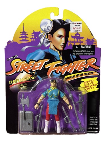 Chun-Li Xiang 1994 Street Fighter Movie 3.75" Hasbro Figure RARE MOC GI ...