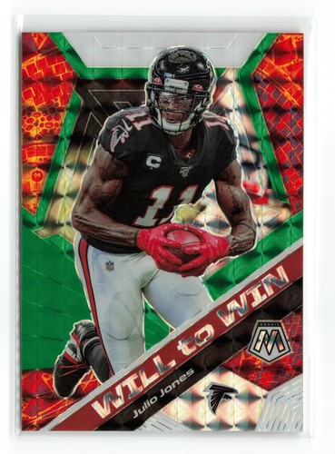 JULIO JONES #ww8 2020 PANINI MOSAIC FALCONS GREEN | eBay