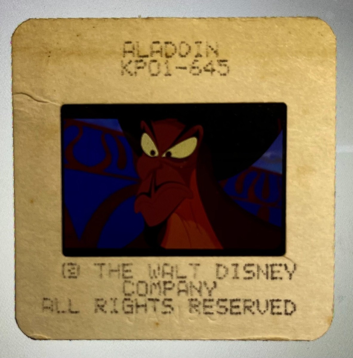 Jafar Production Cel On A Production Background From