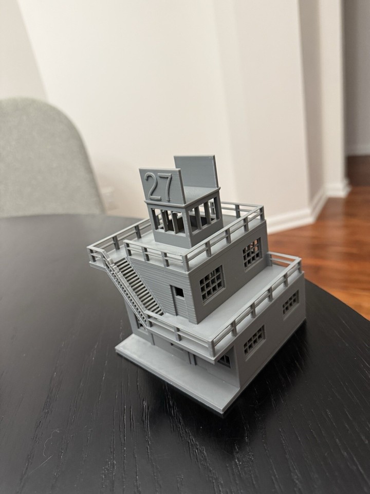 HO Scale Control Tower - 1:87 Gauge Signal Tower - Built And Ready - HO ...