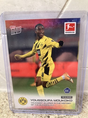 🔥📈🔥YOUSSOFA MOUKOKO 2020-21 TOPPS NOW BUNDESLIGA RC #71 | eBay