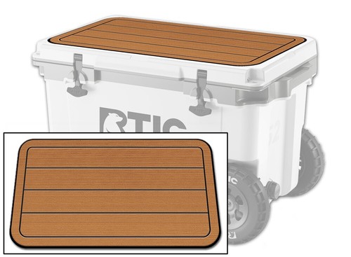 SeaDek Cooler Pad EVA Top fits RTIC 52 QT Ultralight WHEELED - Teak ...