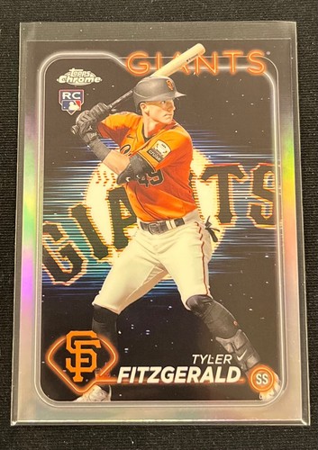 Tyler Fitzgerald Lightboard Logo Refractor Topps Chrome 2024 Rookie RC ...
