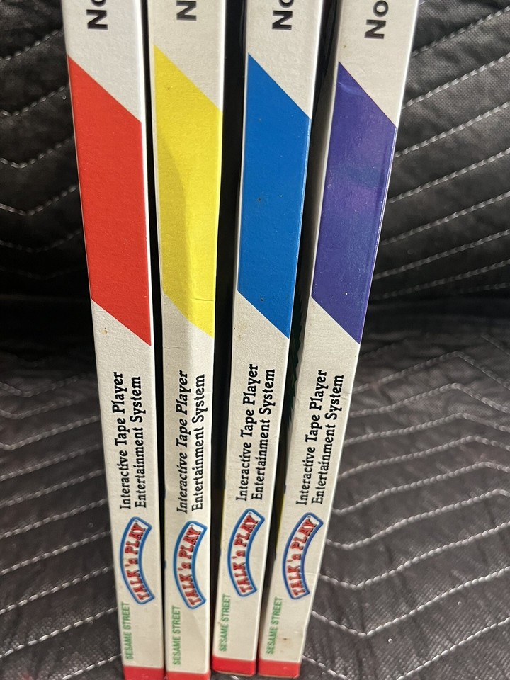 4 Vintage Playskool Talk 'n Play Sesame Street Brand New Cassette Tapes ...