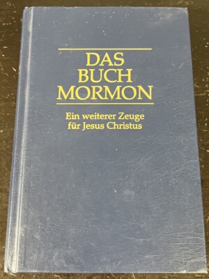 DAS BUCH MORMON (German Book of Mormon) 1985 Hardcover LDS MINT! *LIKE ...