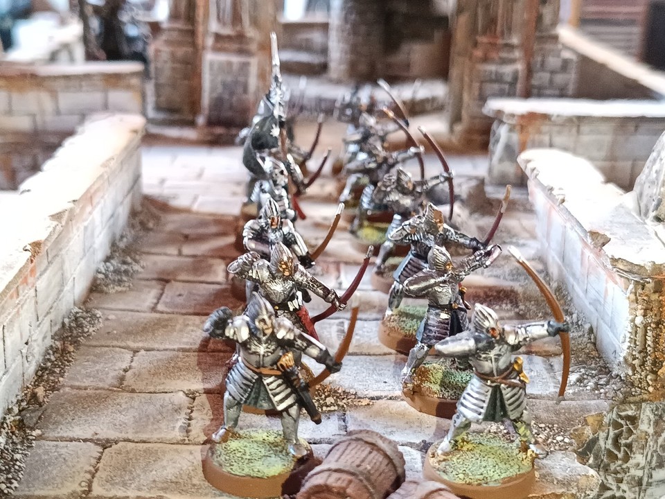 Warhammer Fantasy LOTR - Minas Tirith Warriors Archer Unit - GW / pro ...
