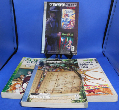LOT OF MANGA TOKYOPOP PAPERBACK BOOKS INCL SNEAKS,SOKORA REFUGEES ...