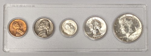 1964 P Silver Uncirculated 5 Coin Set | eBay