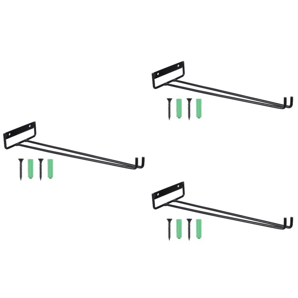 3pcs Wire Glass Rack Holder Glass Hanging Iron Wire Rack Kitchen ...