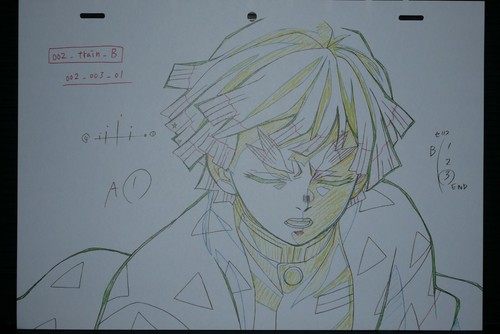 JAPAN Demon Slayer: Kimetsu no Yaiba Zenitsu Agatsuma Fukusei Genga (1 ...