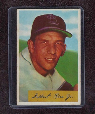 1954 Bowman Baseball #30 Del Rice, St. Louis Cardinals, VG-EX! | eBay