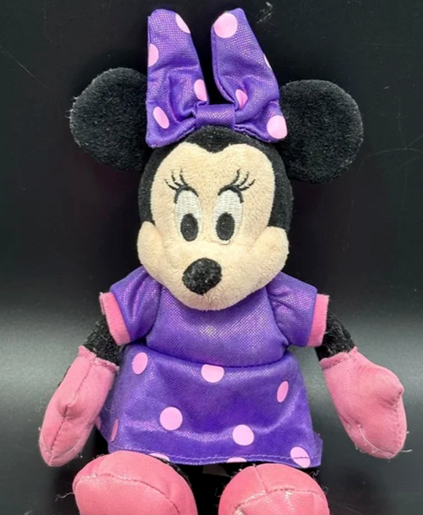 Disney Plush Minnie Mouse in Purple Dress 10" Just Play LLC With Tags ...