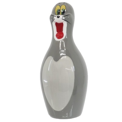 Tom and Jerry Piggy Bank Pottery Figure Bank Bowling Pin Warner Bros ...