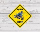 *Aluminum* Quad Zone Funny Metal Novelty Sign 12"x12" | eBay