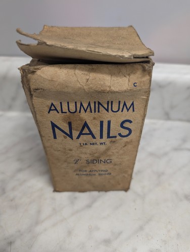 Vintage Open Box 2" Aluminum Siding Nails | eBay