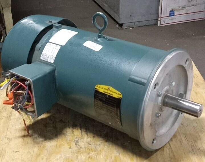 NEW BALDOR VEBM3615T-S 5 HP AC MOTOR 230/460 VAC 3Ø 1750 RPM 184TC ...