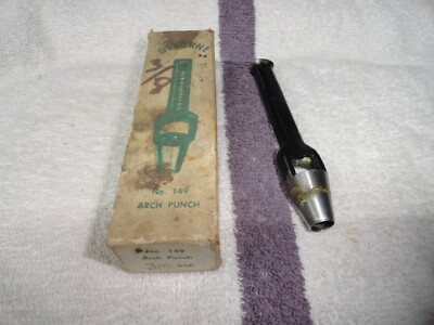 C.S. Osborne No. 149 3/8" Arch Punch - punches 3/8" diameter round hole ...