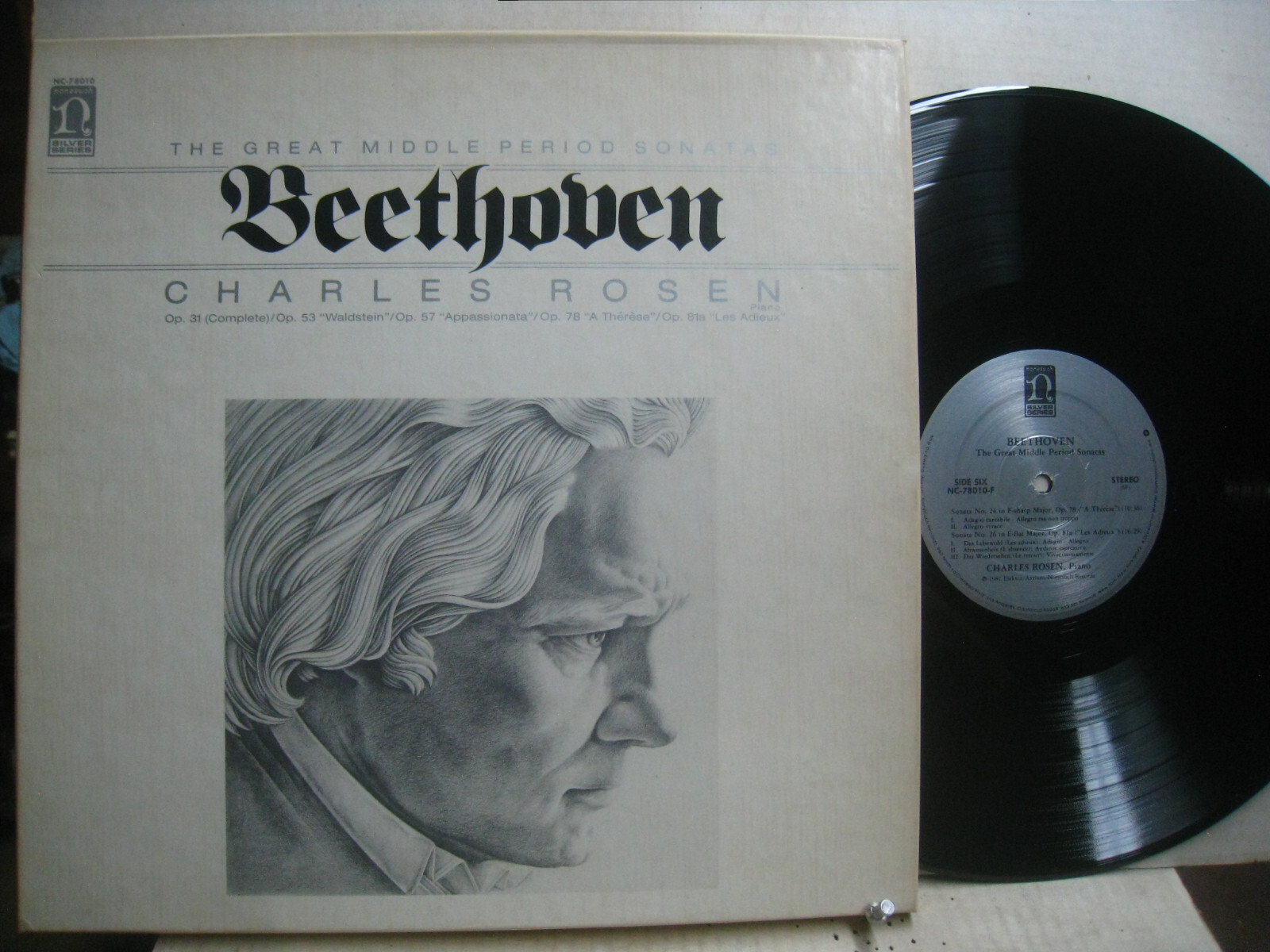 Beethoven Middle Period Sonatas, Charles Rosen, piano *Nonesuch NC ...