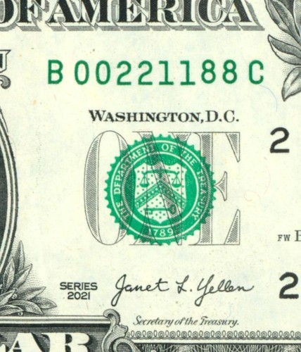 (( MULTIPLE PAIRS )) $1 2021 - 00221188 - FANCY SERIAL # ** PAPER ...