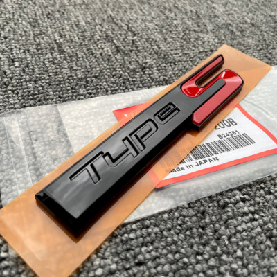 NEW Gloss Black Type S Rear Trunk Emblem Fits Acura MDX TLX ILX RSX TL ...