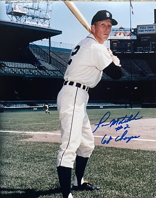 Tom Matchick 1968 Detroit Tigers Autographed 8x10 with Inscription 68C ...