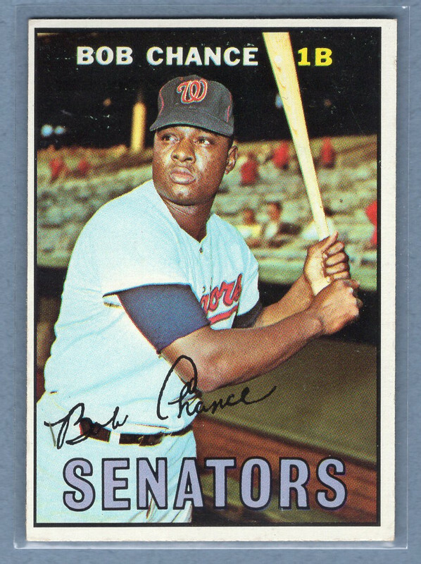 1967 Topps #349 Bob Chance EX GO215 | eBay