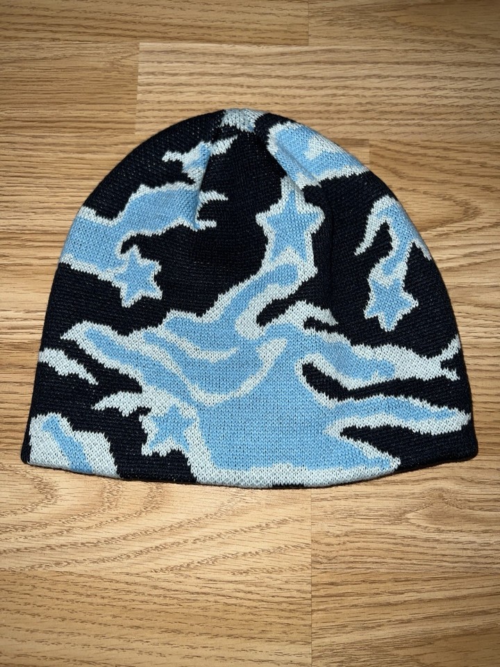 Broken Planet Camo Beanie Blue Brand New | eBay UK