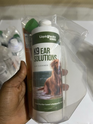 Liquid Health Pets K9 Ear Solution Ear Cleaner - 12oz Bottle | eBay