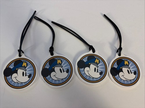 Vintage Disney Captain Mickey Luggage Tag Set of 4 | eBay