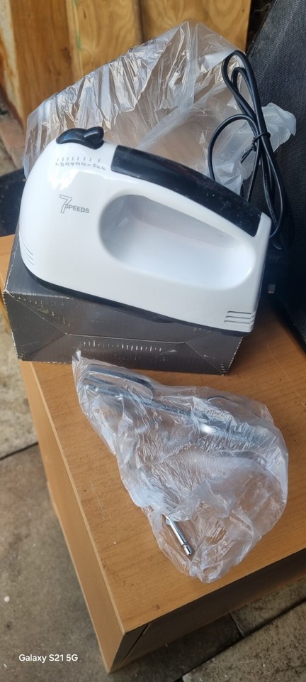 Hand Mixer Electric Whisk 7-Speed & Eject Button Handheld Food Mixer ...