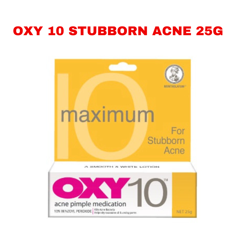 Acne Pimple Medication Cream - OXY 5 / OXY 10 / Oxy Cover Up - Benzoyl ...