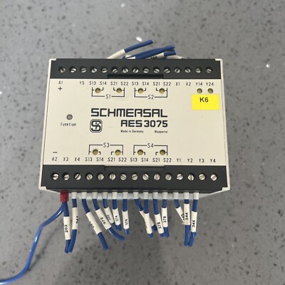 Used SCHMERSAL AES3075 SAFETY MONITORING MODULE w/warranty Free ...