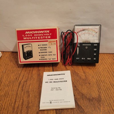 Multimeters - Radio Shack Micronta