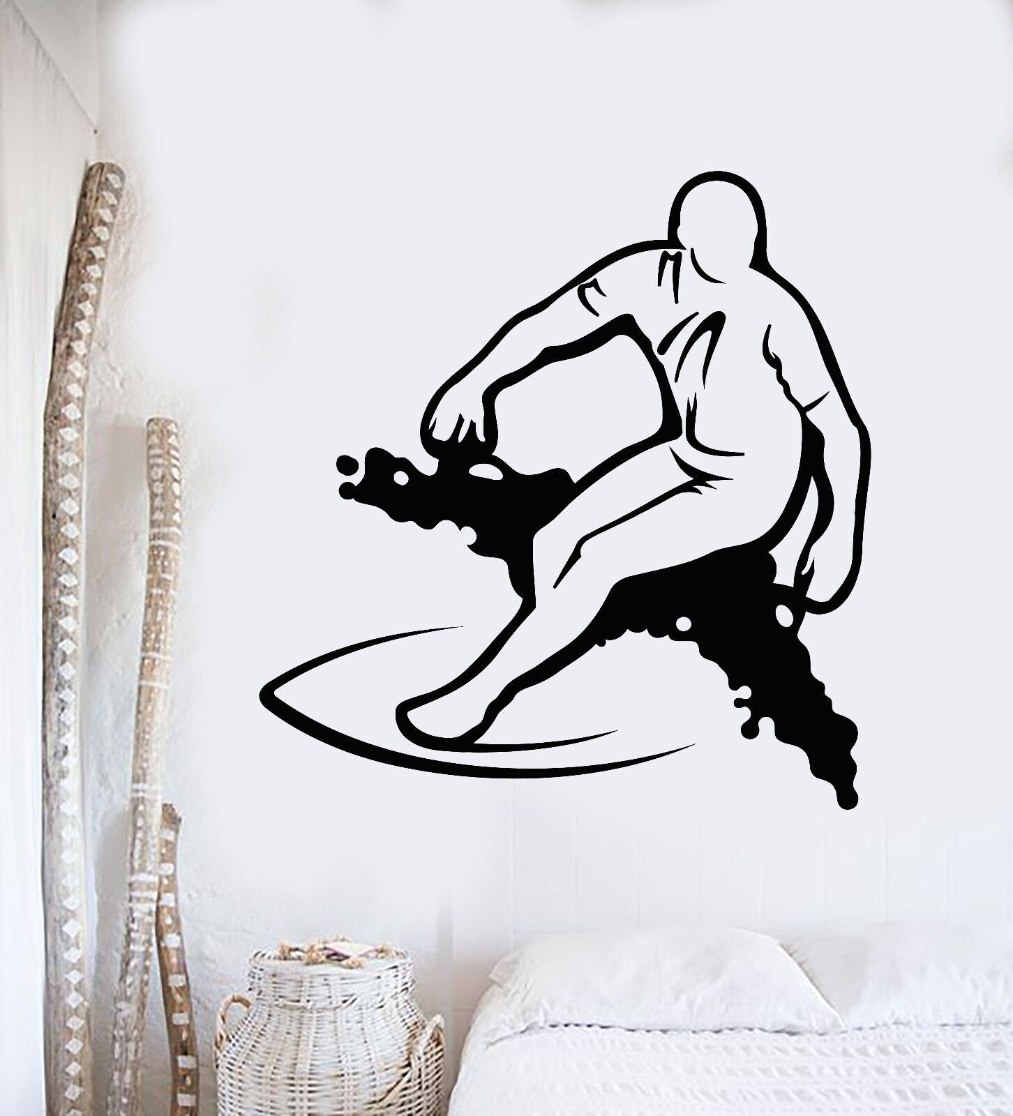 Vinyl Wall Decal Surfing Surfer Extreme Sports Stickers (610ig) | eBay