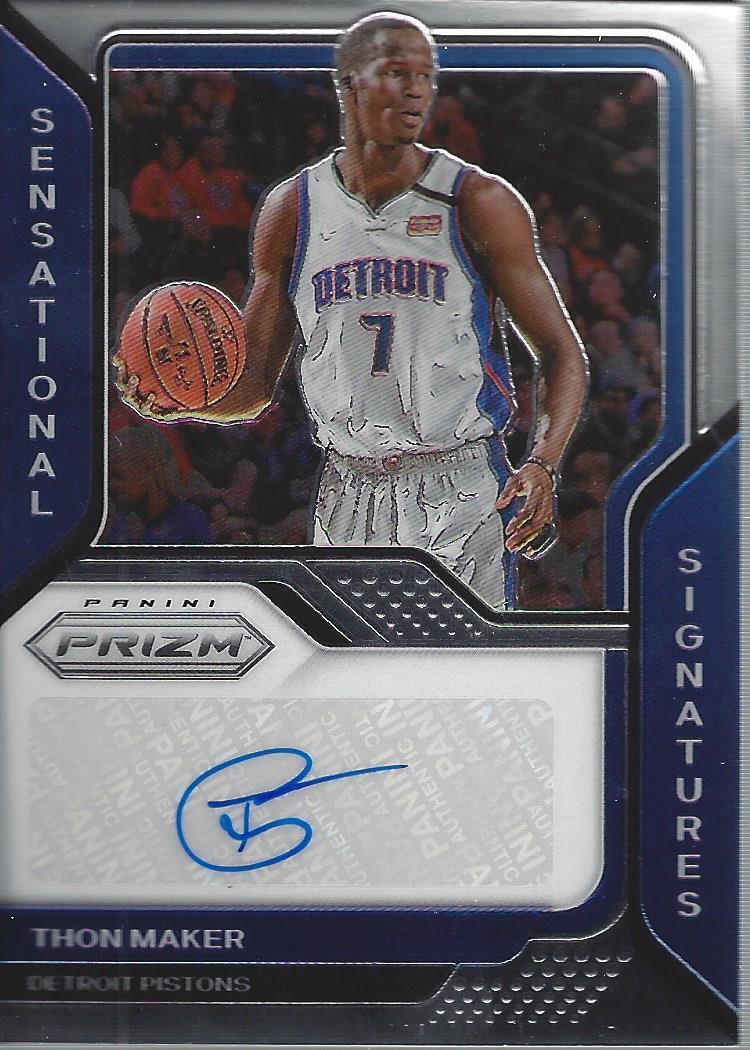 2020-21 Panini Prizm Sensational Signatures #39 Thon Maker Auto - NM-MT ...