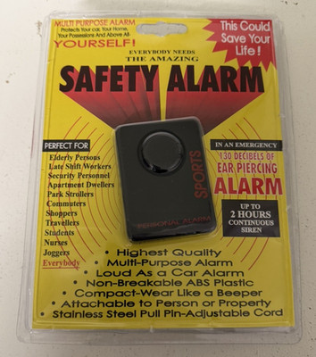 Multi Purpose Safety Alarm Up To 2 Hours Continuous Siren Ear Piercing ...