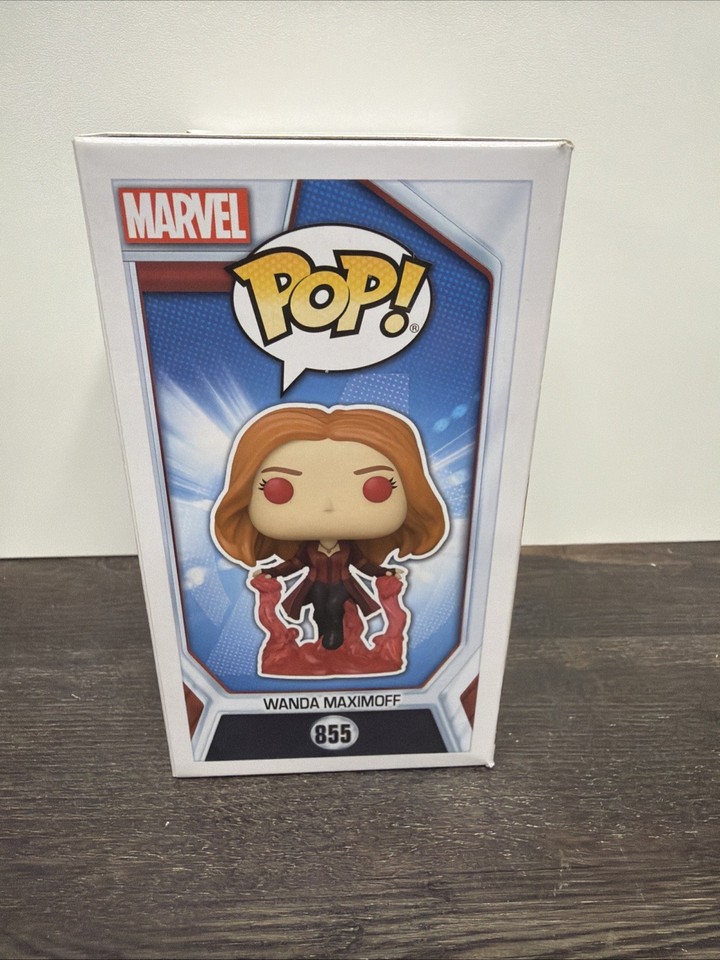 Funko Pop! Vinyl: Marvel - Wanda Maximoff (Glows in the Dark) - Mama ...