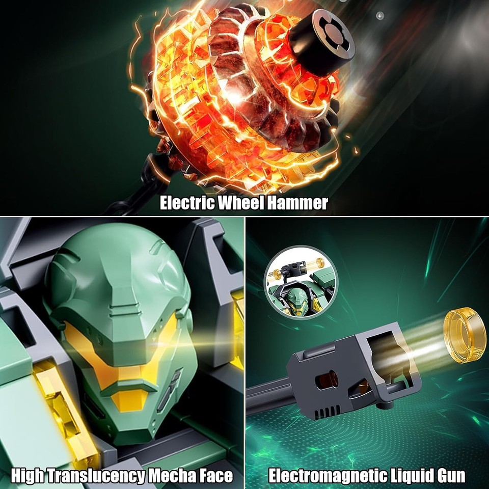 LEGO Compatible Mech Robot Transforming Building Blocks Set Action ...