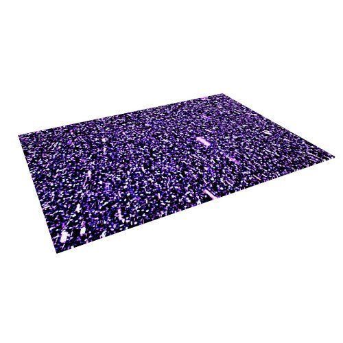 Kess InHouse Maynard Logan "Purple Dots" Indoor/Outdoor Floor Mat, 4x5 ...