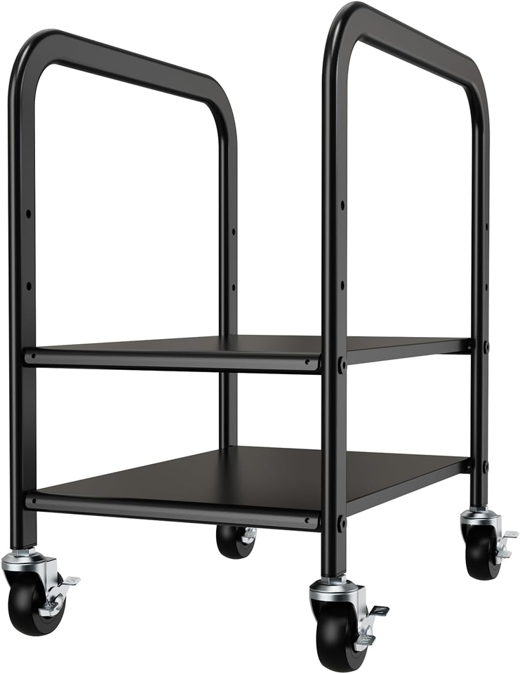 Computer Tower Stand, 2-Tier Height Adjustable Atx-Case Desktop PC ...