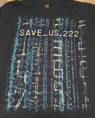 Vintage Chris Jericho Y2J 2002 Save Us Upon Us T-shirt WWE Tee Size XL ...