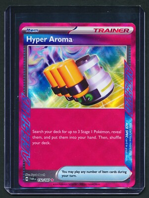 Hyper Aroma Trainer 152/167 Ace Spec Pokémon 2024 Twilight Masquerade ...