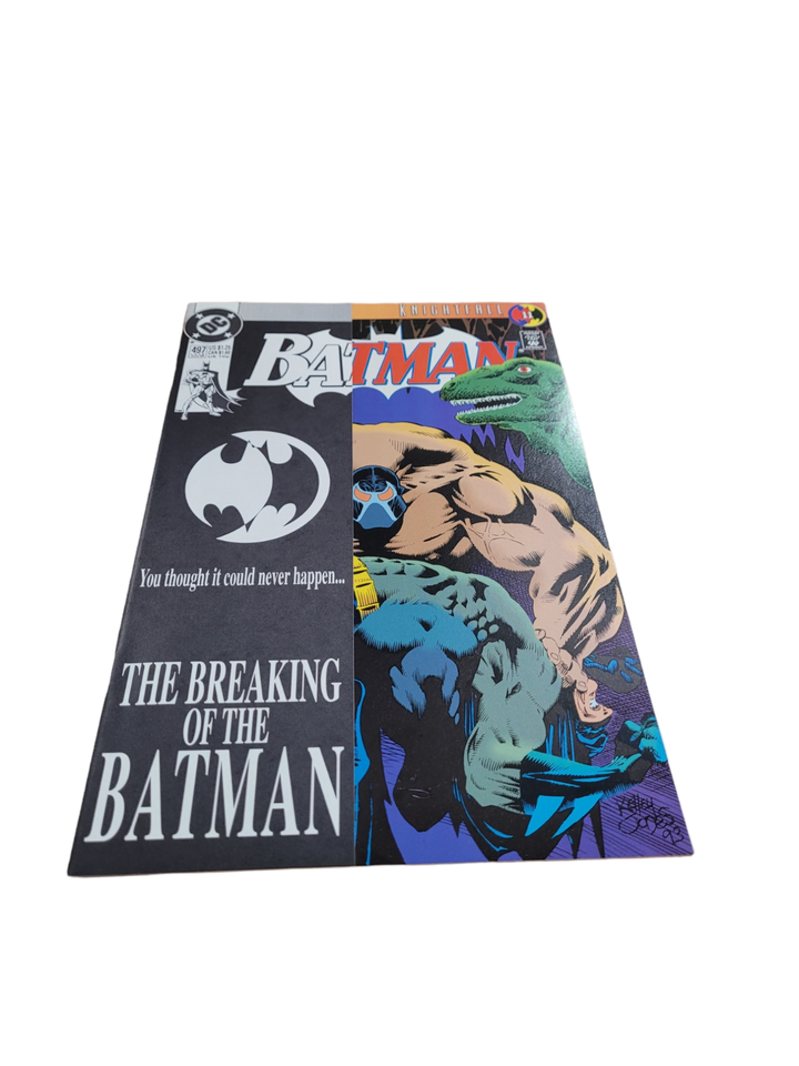 Batman #497 (Bane Breaks Batman's Back)- DC 1993 9.4 BATMAN KEY!!! NM ...
