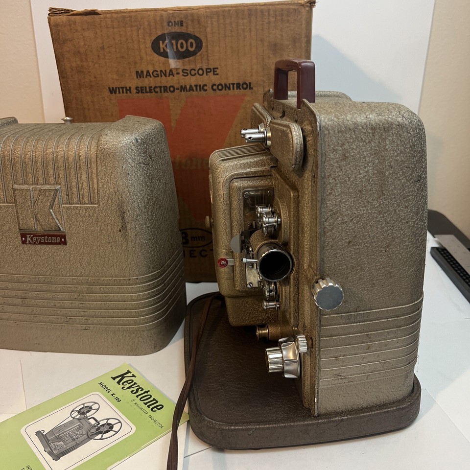 Vintage Keystone 8mm Automatic Movie Projector Model K-100 Tested ...